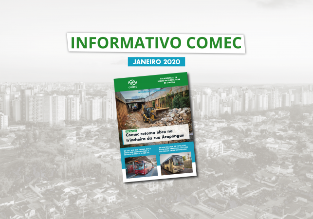Informativo Comec de Janeiro | Agência de Assuntos Metropolitanos do Paraná